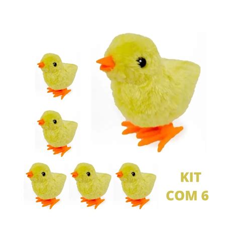 Kit Pintinhos Amarelinho Pel Cia Corda Galinha Pintadinha Shopee Brasil