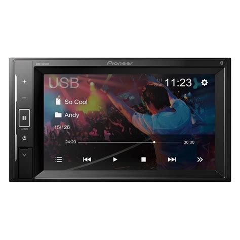 Central Multimídia Pioneer 6 2 Bluetooth Touch Screen Dmha248bt Preto