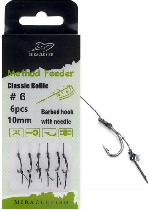 Miracle Fish Przypony Method Feeder Z Igłą 12 Ceny i opinie Ceneo pl