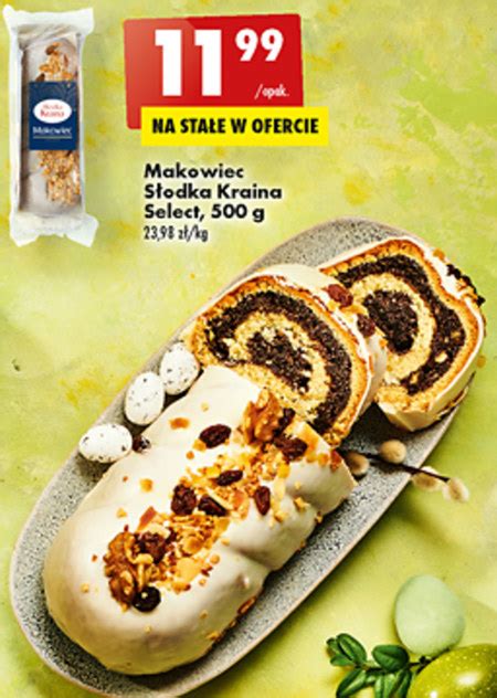 Makowiec Słodka kraina promocja Biedronka Ding pl
