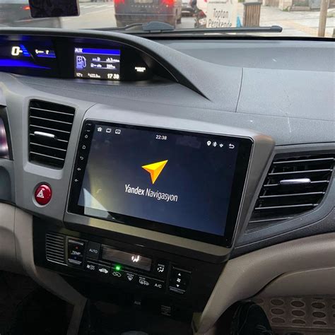 HONDA CİVİC FB7 ANDROİD MULTİMEDYA 3 32 8 ÇEKİRDEK CAR PLAY GÖRÜNTÜ
