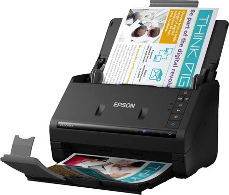 Epson WorkForce ES 500W II Wireless Duplex Desktop Document Scanner