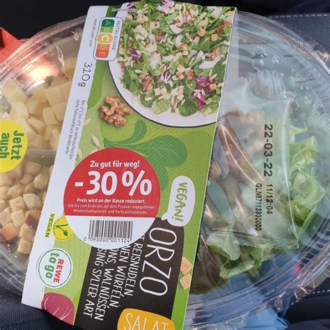 Rewe To Go Orzo Salat Review Abillion