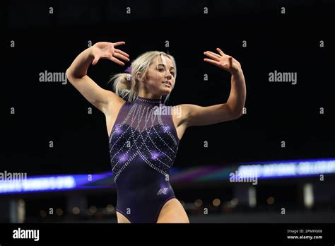 Fort Worth Texas USA 12th Apr 2023 Olivia Dunne LSU During
