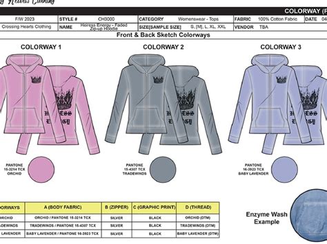 Tech Pack Design For Clothing Garments Ready File Upwork