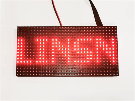 P Mm Single Red Color Led Module Linsn Led
