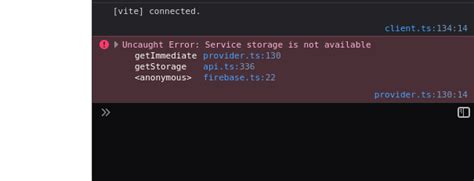 Reactjs Firebase Service Storage Is Not Available React Js Stack Overflow