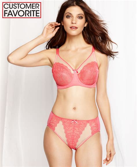 Lyst Wacoal Retro Chic Full Figure Underwire Bra 855186 In Pink