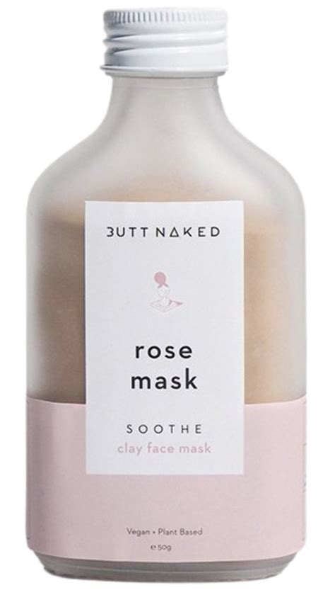 Thành phần Mặt nạ Butt Naked Body Rose Clay Face Mask