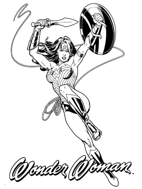 Coloriage Wonder Woman T L Charger Et Imprimer Gratuit Sur