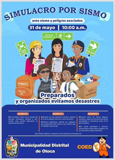 Simulacro Nacional Multipeligro Noticias Municipalidad