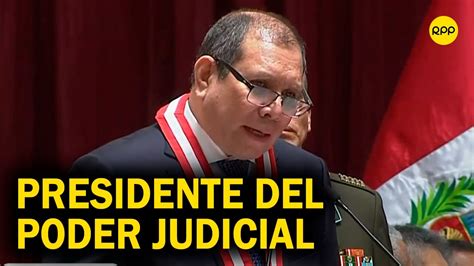 LO ÚLTIMO Javier Arévalo asume como nuevo presidente del Poder
