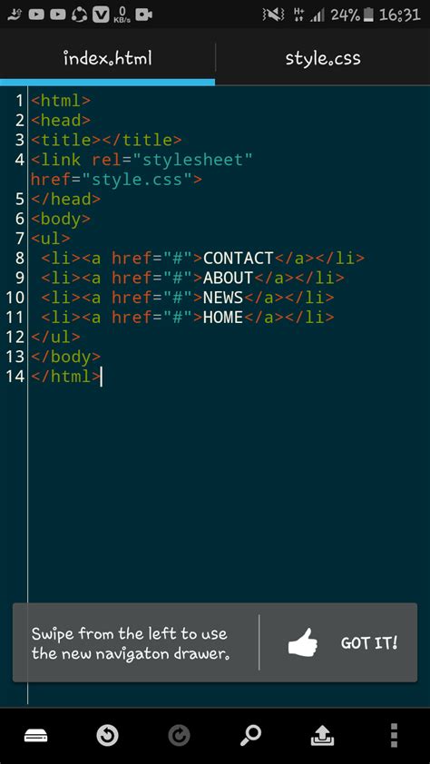 How To Create Navigation Bar Using Html And Css