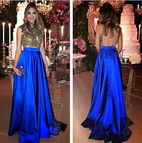 Royal Blue Prom Dresses Royal Blue Prom Dress Beaded Formal Gown