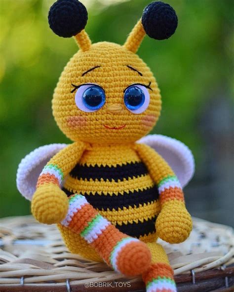 Abelha Amigurumi Passo a Passo Abelhinha de Crochê Receita