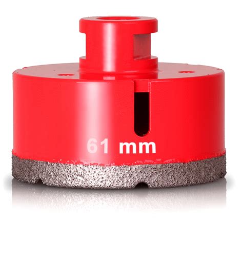 OTWORNICA DO GRESU 61 mm DIAMENTOWA WIERTŁO GLAZURY PŁYTEK KORONKA M14