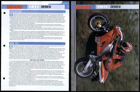 Bimota YB11 Overview Essential Superbike Data File Page