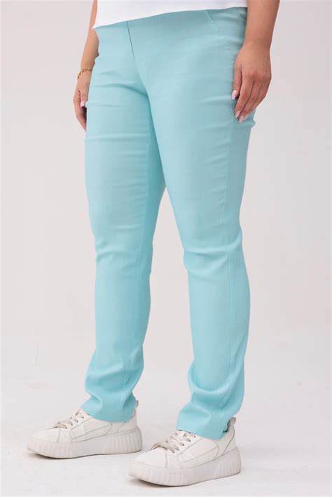 B Kitne Spodnie Nilda Z Prost Nogawk Wysoki Stan Plus Size Xxl Moda