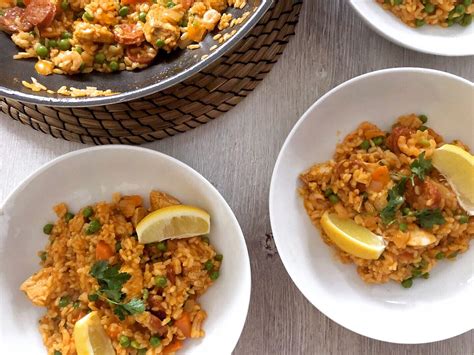 Chicken Chorizo Prawn Paella Recipe