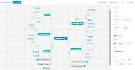 how to create a javascript mindmap diagram with dhtmlx library