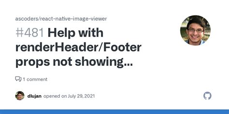 Help With Renderheader Footer Props Not Showing Anything Issue