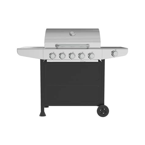 Barbecue à Gaz Grill Four 6 feux sur Chariot GZ5100 HYBA le