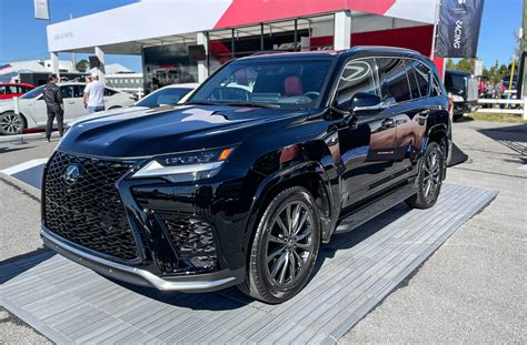 Photo Gallery The Lexus LX 600 F SPORT In Black Lexus Enthusiast