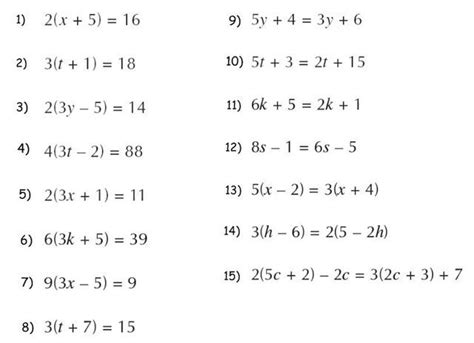 Matematica Primer Nivel Medio Educ Adultos Ecuaciones De Primer Grado