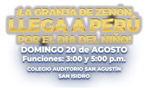 LA GRANJA DE ZENÓN SHOW OFICIAL DIA DEL NIÑO 2023 TELETICKET