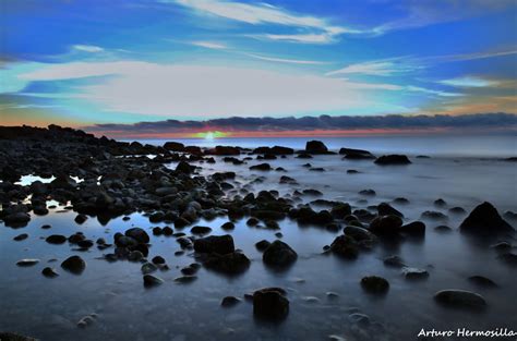 Fondos de pantalla luz de sol puesta de sol mar bahía rock