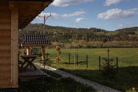 Polne Domki Nocleg w górach Domek Drewniany Jacuzzi Rowery Majówka