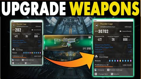 The First Descendant How To Level Up Weapons Upgrade Guns Dps Youtube
