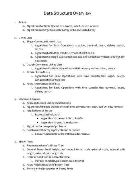 pdf algorithms and data structures data structure overview sumitro bhaumik