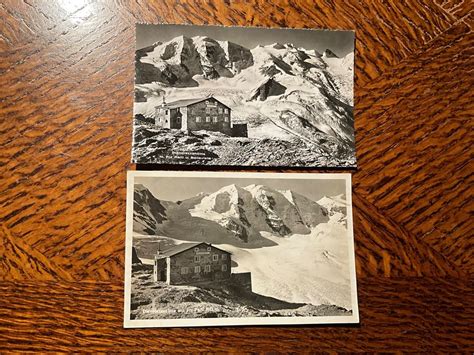 2x Diavolezza Hütte mit Piz Palü Kaufen auf Ricardo