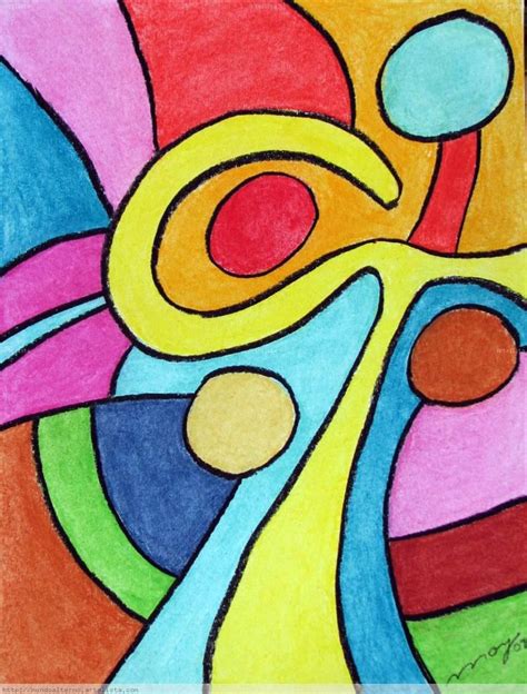 Resultado De Imagen Para Pinturas Abstractas Faciles De Hacer