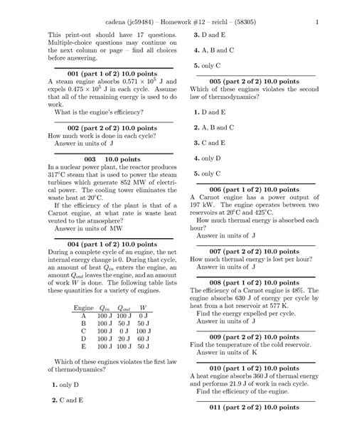 seminar assignments homework assignment 12 questions answers cadena jc59484 homework