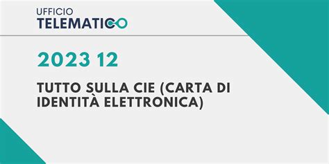 Tutto Sulla Cie Carta Di Identit Elettronica