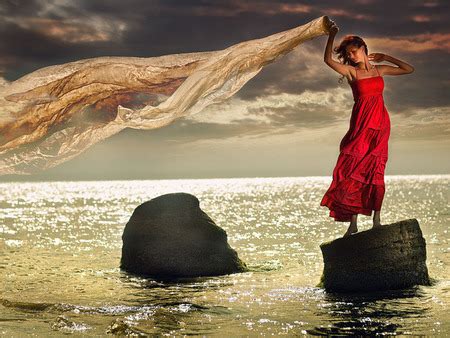 In The Breeze Models Female People Background Wallpapers On Desktop