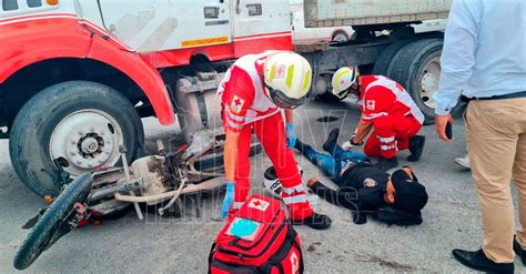 Hoy Tamaulipas Accidentes En Tamaulipas Motociclista Pierde El