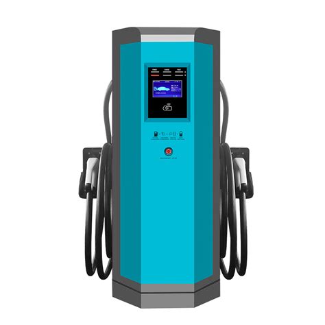 Evtaurus 60kw DC EV Charger Pile Double Charging Gun Floor Mounted DC