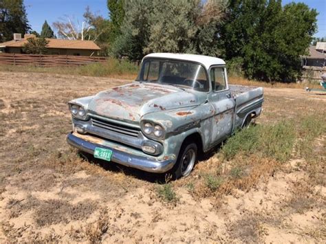 Chevrolet Apache Short Bed Fleet Side Big Window For Sale