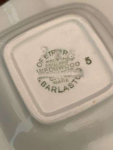 Set Of 4 WEDGWOOD Etruria Barlaston Queen S Ware England Ashtrays