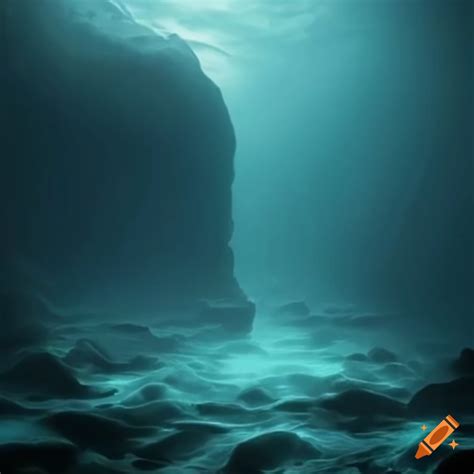 Mysterious Depths Of The Dark Ocean On Craiyon