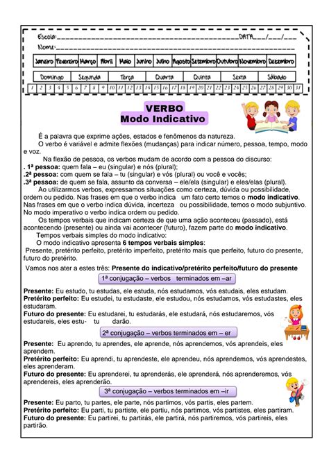 Atividades Sobre Verbos Tirinhas Para O O Ano Braincp