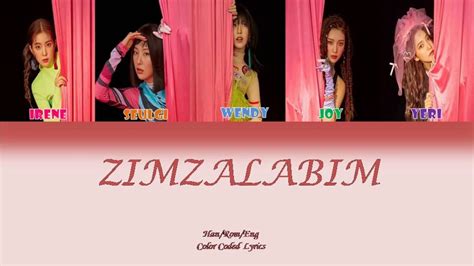 Red Velvet Zimzalabim Color Coded Lyrics Han Rom Eng
