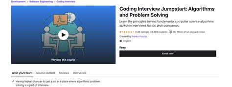 coding interview jumpstart algorithms and problem solving