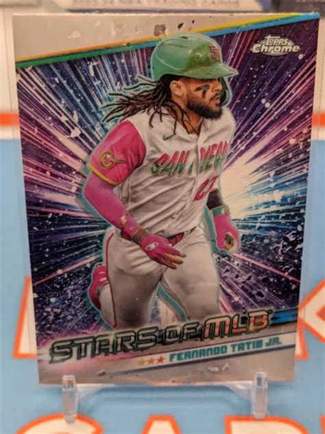 FERNANDO TATIS JR Chrome Stars Of MLB 2024 Topps Series 1 Padres