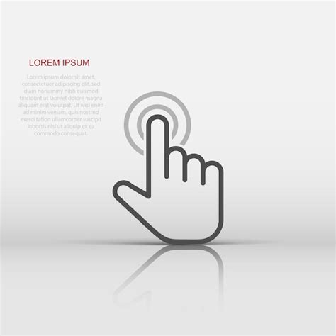 Clique No Cone Do Mouse Em Ilustra O Vetorial De Ponteiro De Estilo