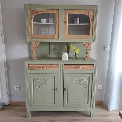 Buffet vaisselier art déco rénovation et relooking de meubles nadrenov