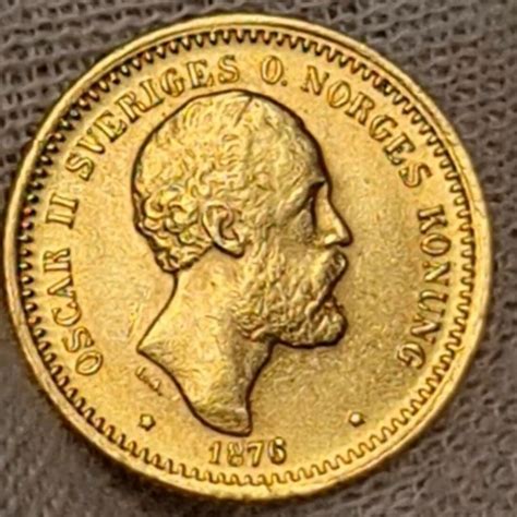 Schweden Sweden Kroner Kronen Gold Oscar Ii Auch K Nig Von